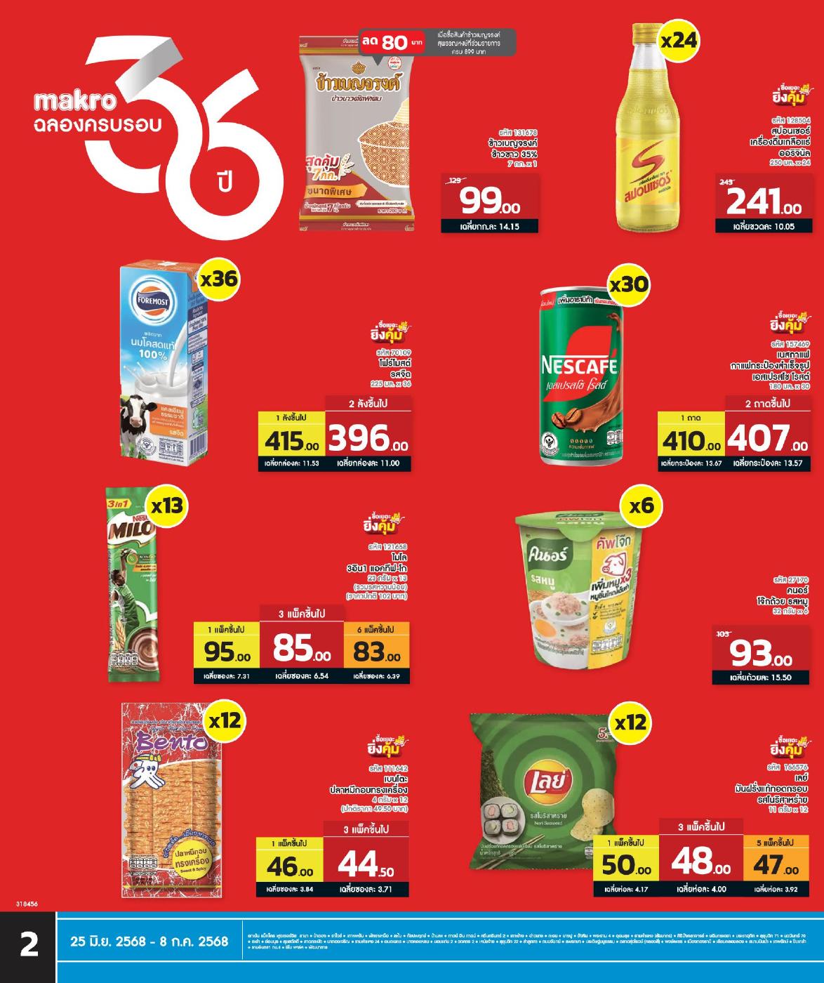 Makro ฉลองครบรอบ 36 ปี